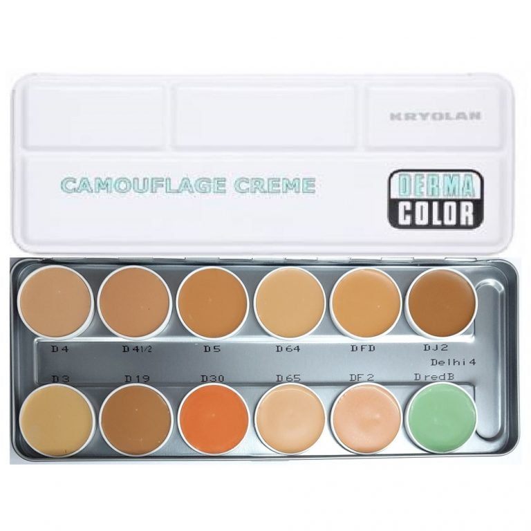 Derma Color Camouflage Creme Palette 12 color – (Delhi 4) – Faith ...