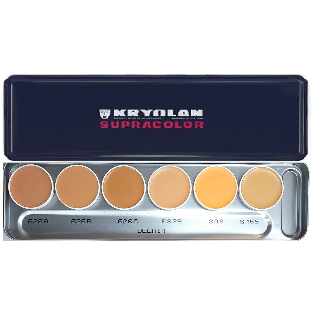 Kryolan Supracolor Palette 6 Colors – (Delhi 1) – Faith Parlour House