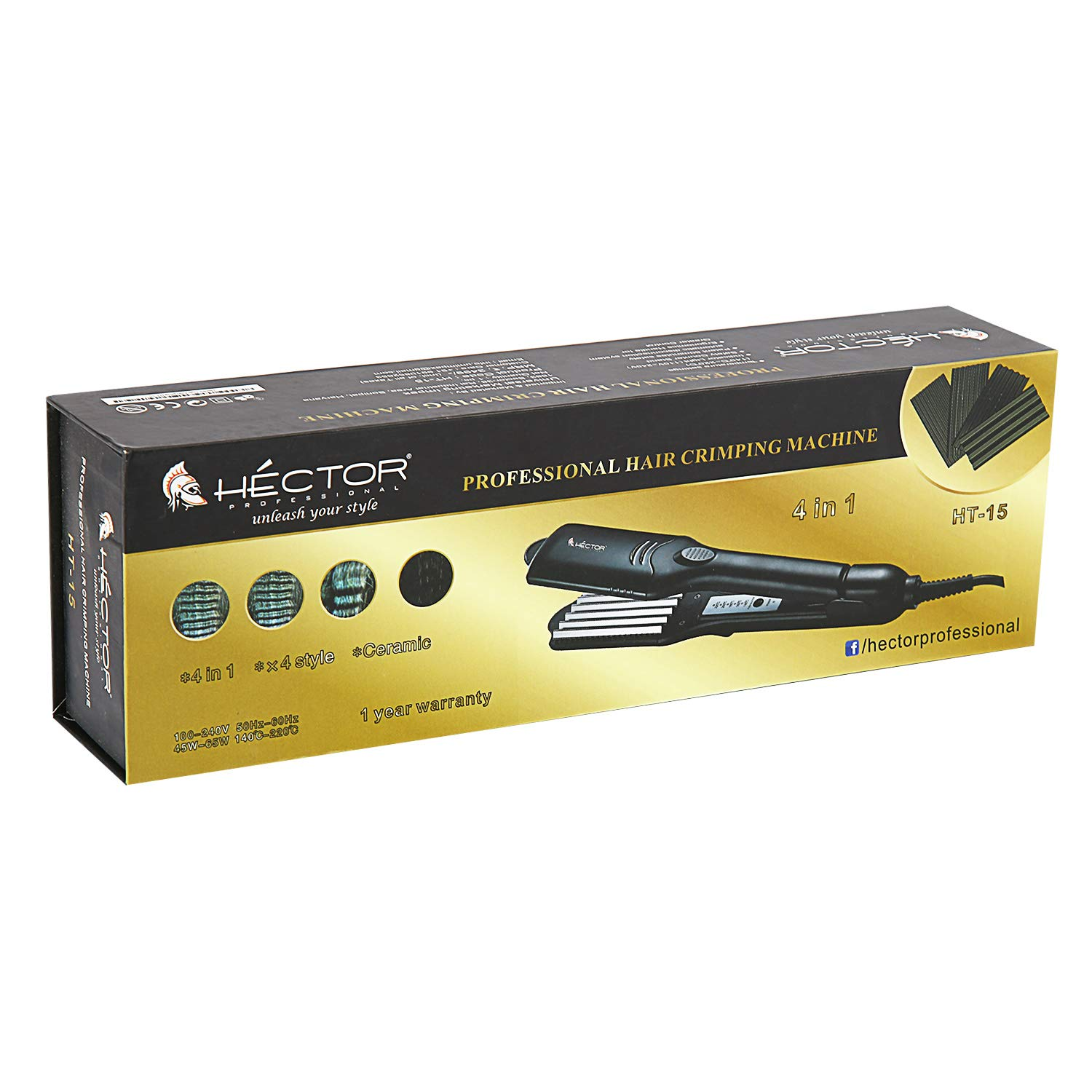 HECTOR Professional 4 In 1 Hair Crimping Machine – Faith Parlour House