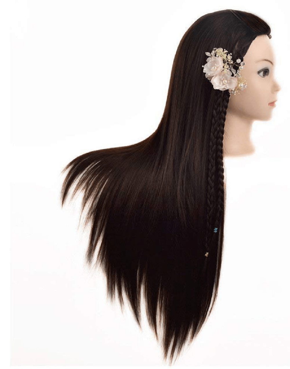 Hair Dummy For Cutting/Styling Practice N. Brown Hair – Faith Parlour House